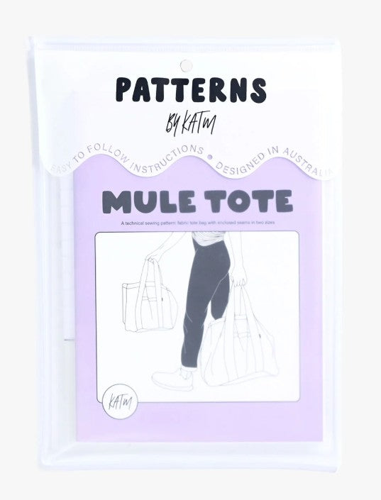 Mule Tote Sewing Pattern – Fox and Frog Quilt Shoppe